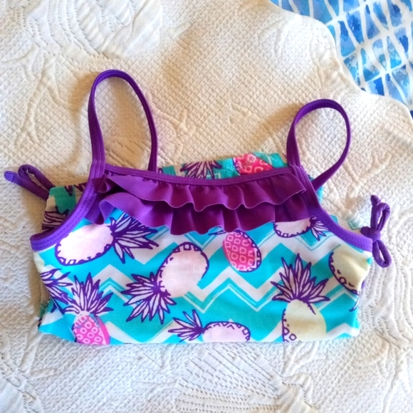 BreakingWaves | Swim | Cutiefruity Pineapple Little Girls One Piece ...